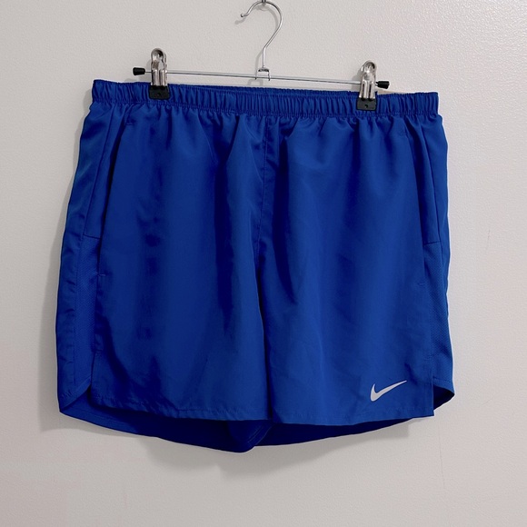Nike | Shorts | Nwt Nike Blue Running Shorts Standard Fit 5 Length Mens ...